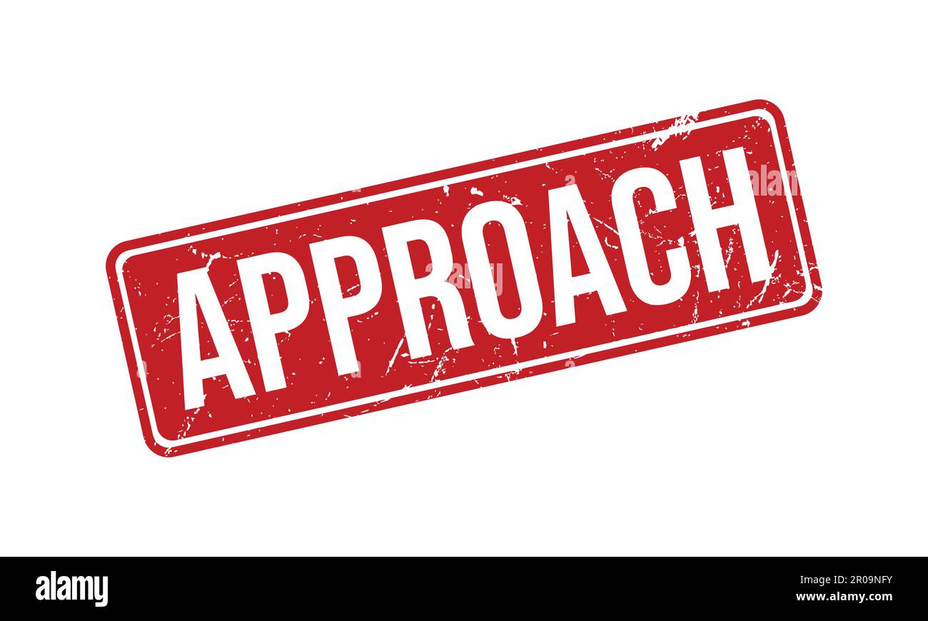 Approach Rubber Grunge Stamp Seal Stock Vector Stock Vector Image & Art - Alamy