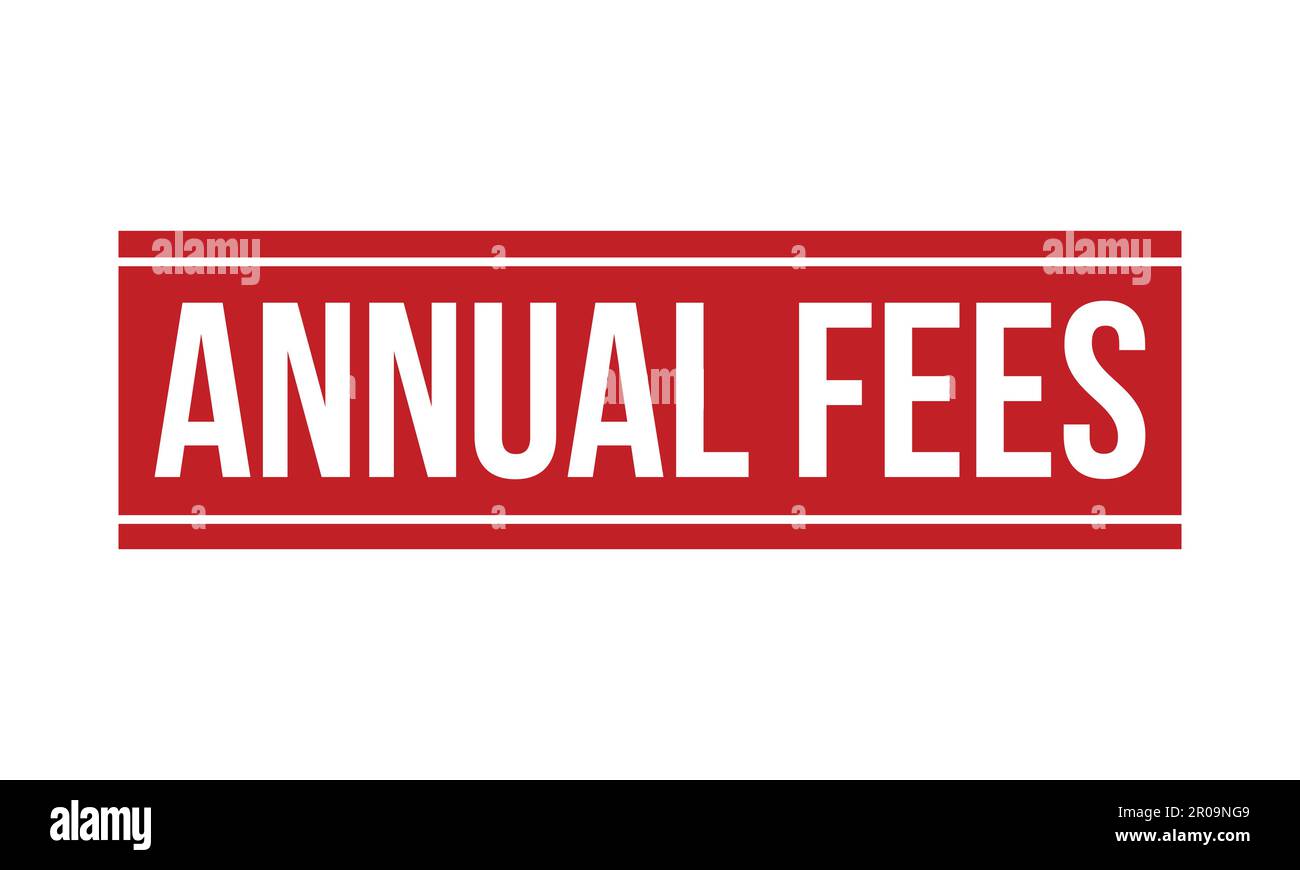 Annual fees stamp hi-res stock photography and images - Alamy