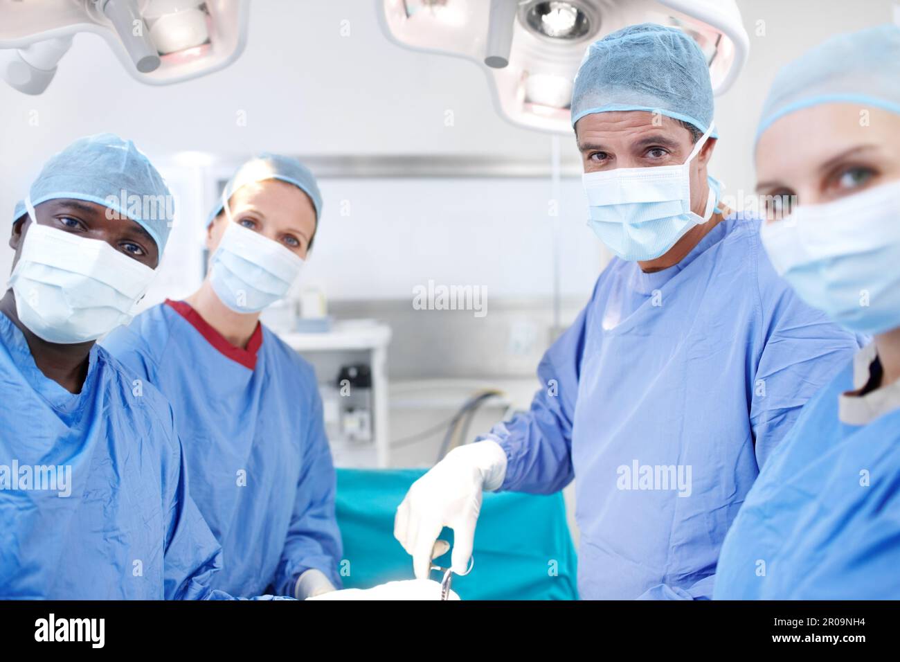 Trust our team to take care of your loved ones. Portrait of a diverse ...