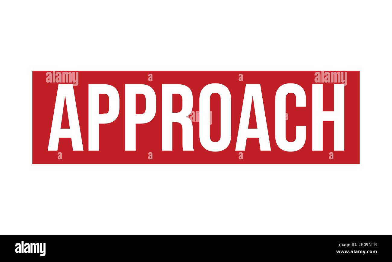 Approach Rubber Stamp. Red Approach Rubber Grunge Stamp Seal Vector ...