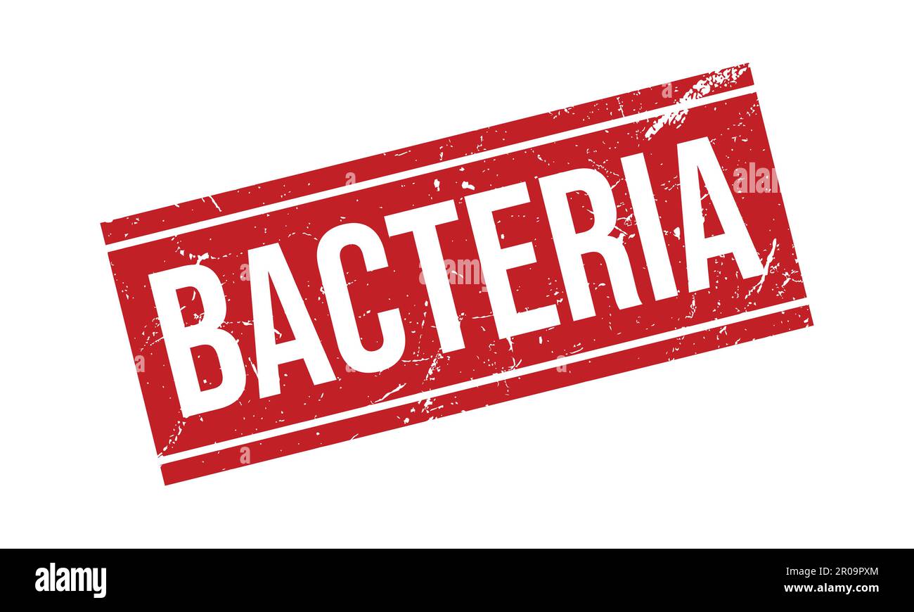 Bacteria Rubber Grunge Stamp Seal Stock Vector Stock Vector Image & Art ...