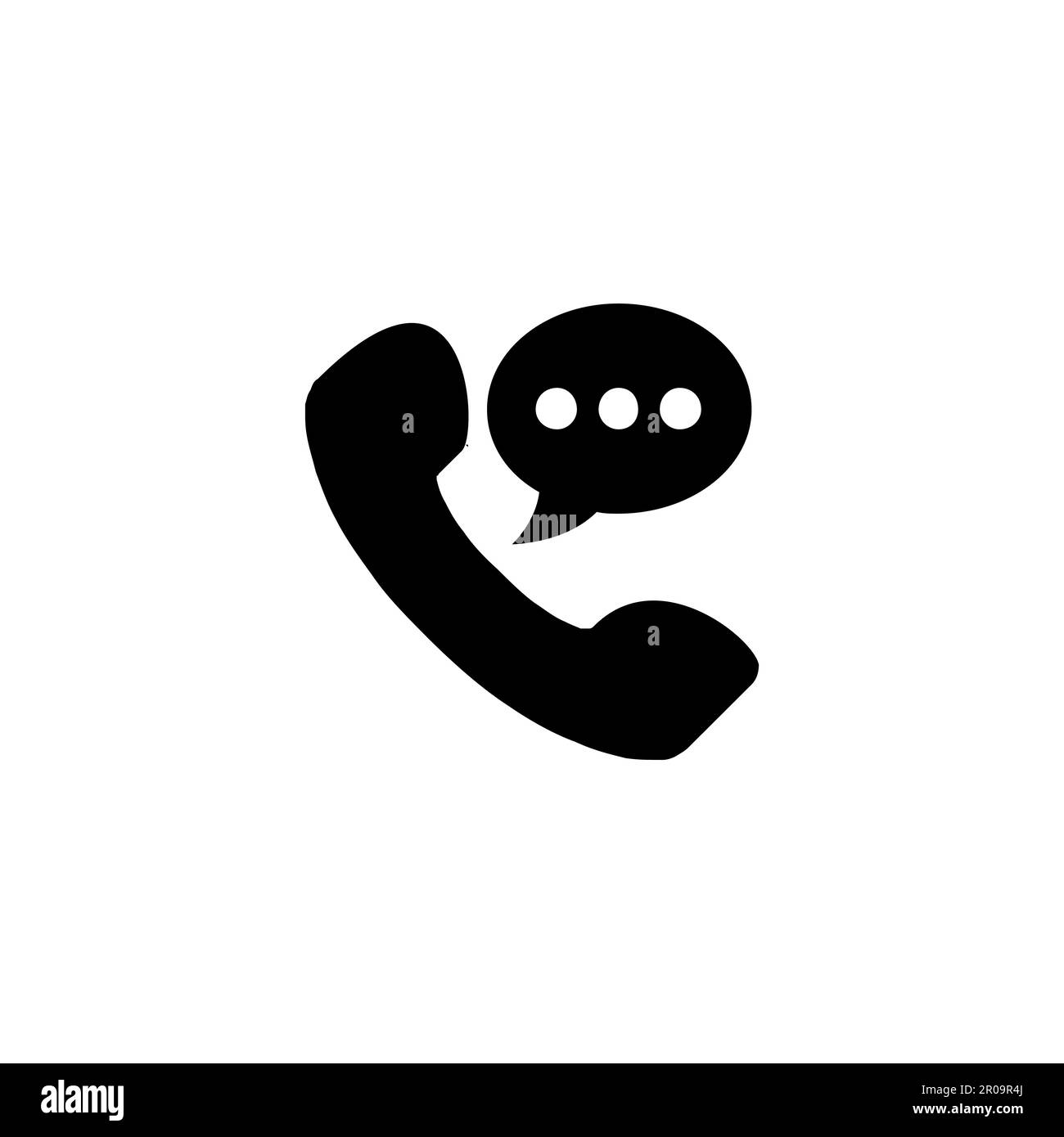Telephone icon, Simple contact us icons set. Universal contact us icons ...