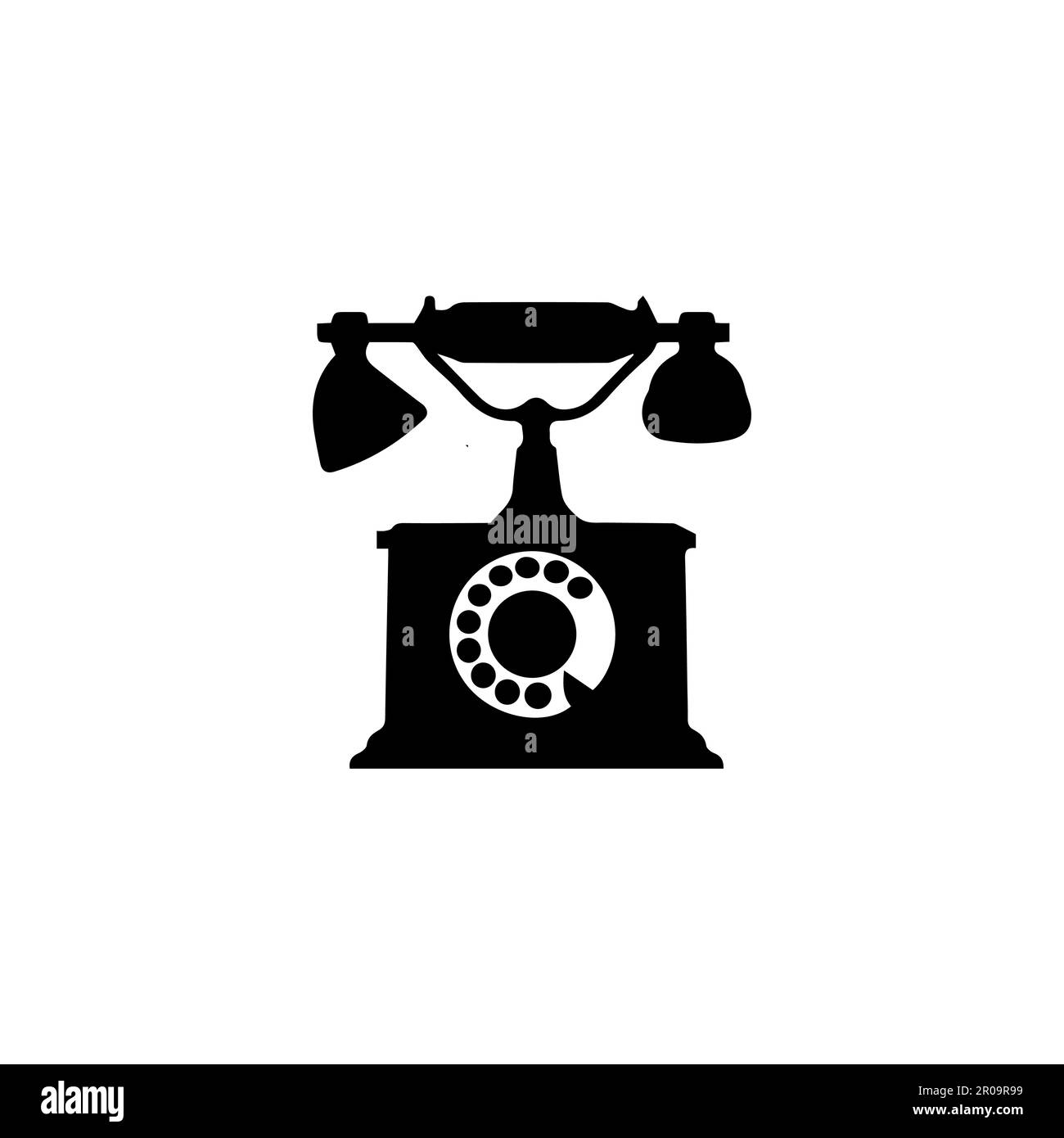 Telephone icon, Simple contact us icons set. Universal contact us icons ...