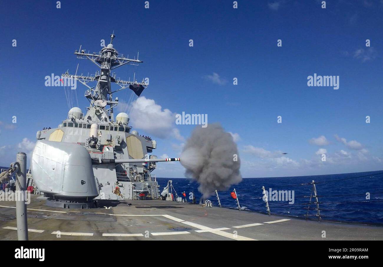 PHILIPPINE SEA (May 6, 2023) – The Arleigh Burke-class guided-missile ...
