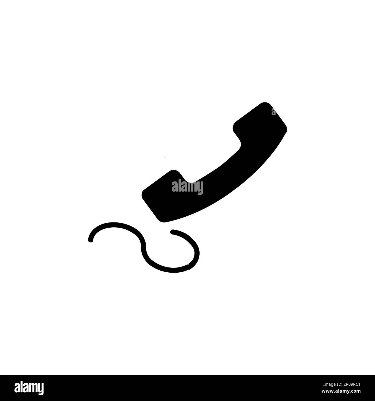 Telephone icon, Simple contact us icons set. Universal contact us icons ...