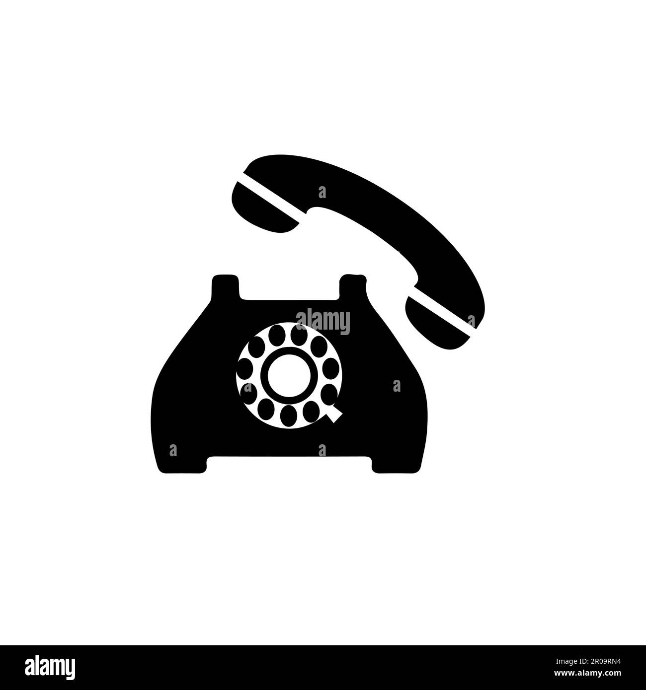 Telephone icon, Simple contact us icons set. Universal contact us icons ...
