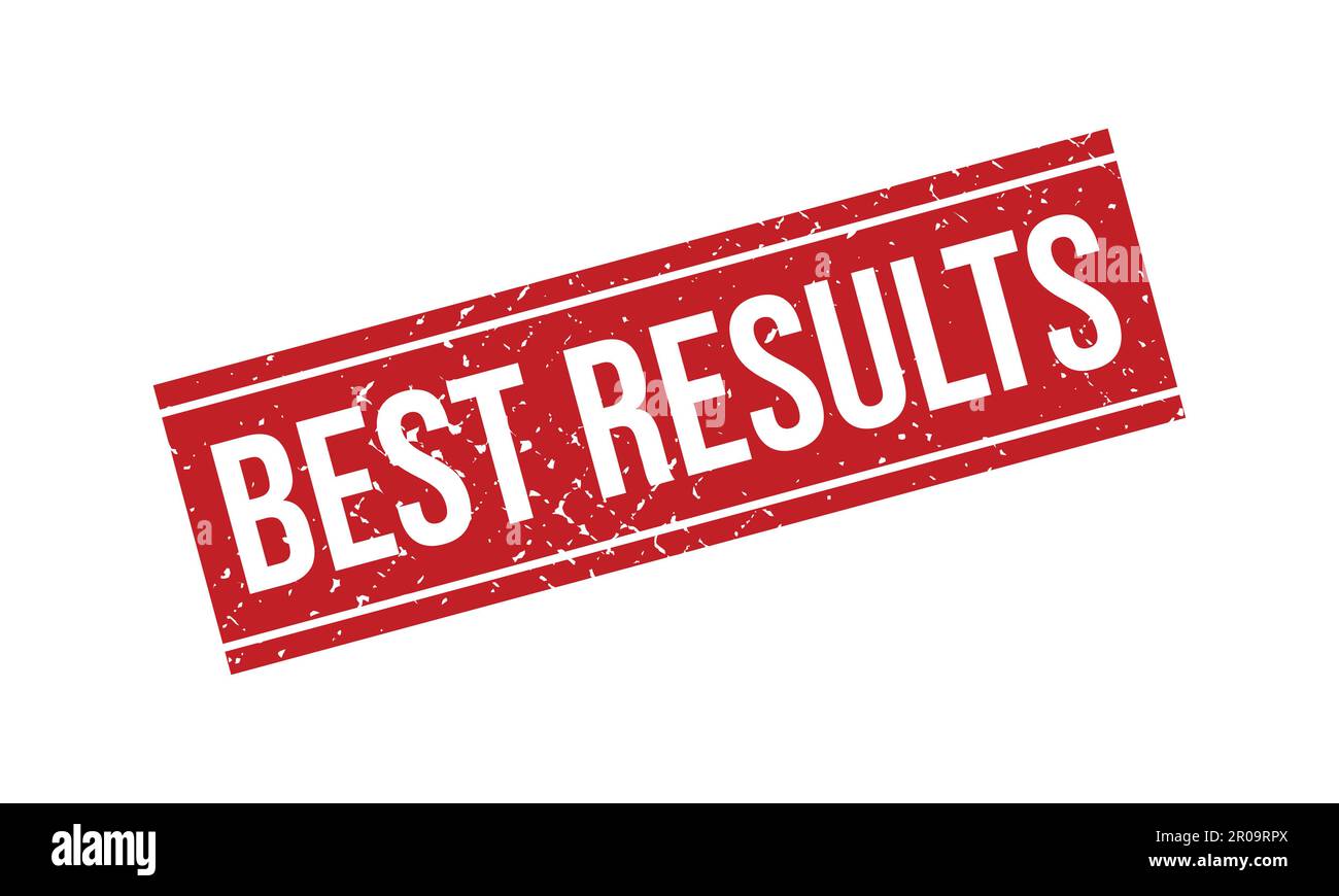 Best Results Rubber Grunge Stamp Seal Stock Vector Stock Vector Image ...