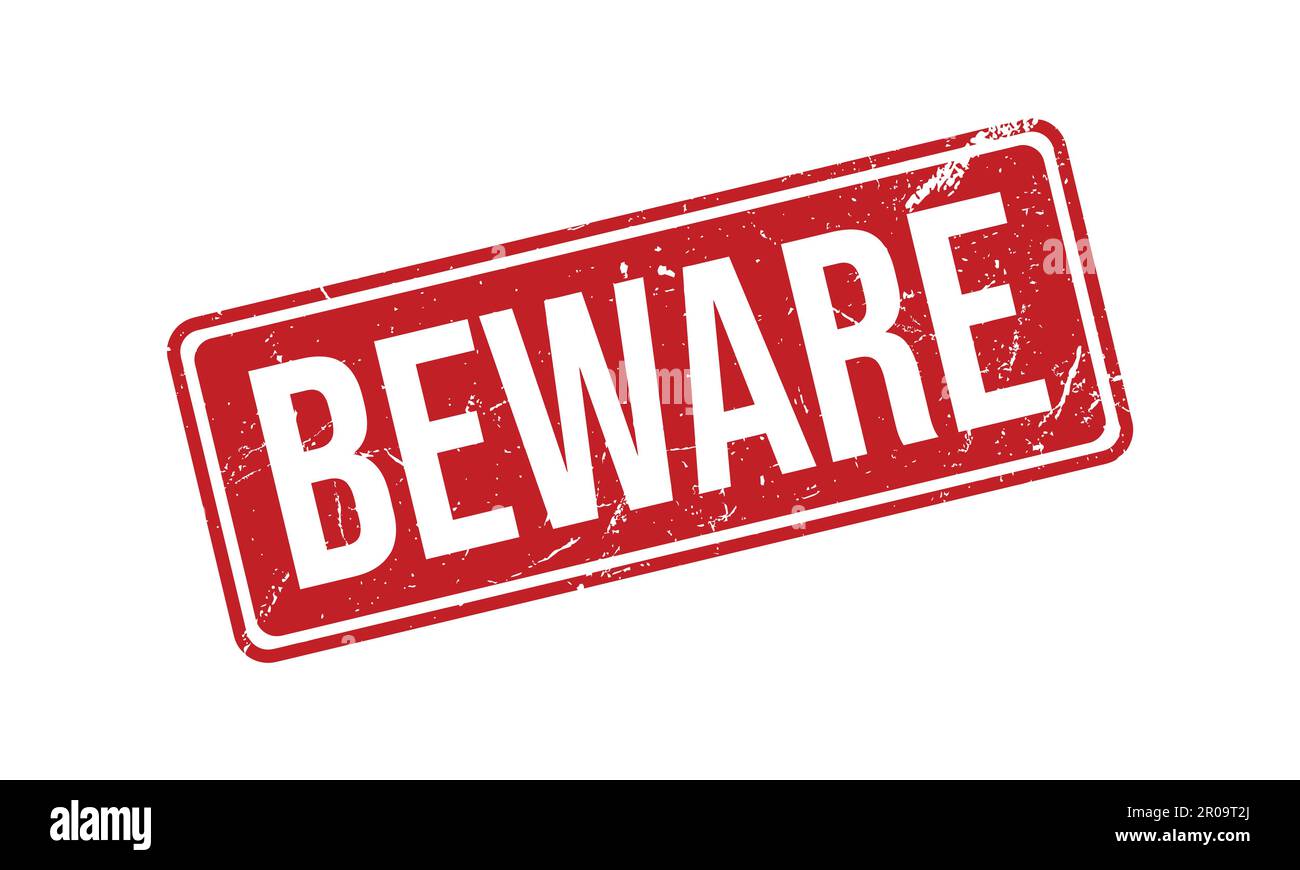 Beware stamp hi-res stock photography and images - Alamy