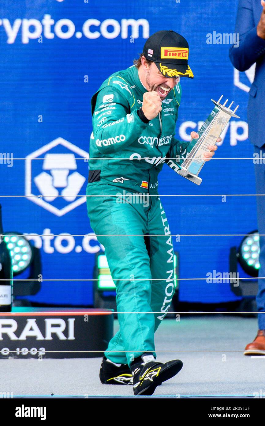 Miami grand prix podium hi-res stock photography and images - Alamy