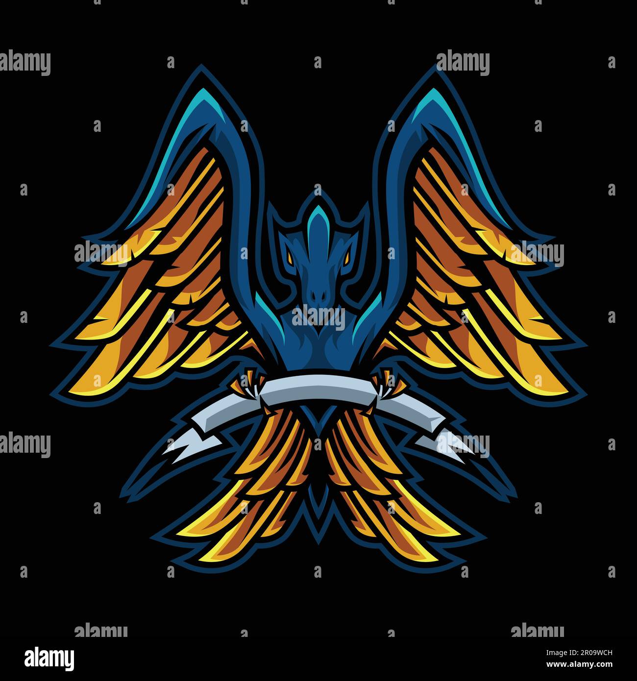 phoenix bird illustration Stock Vector Image & Art - Alamy