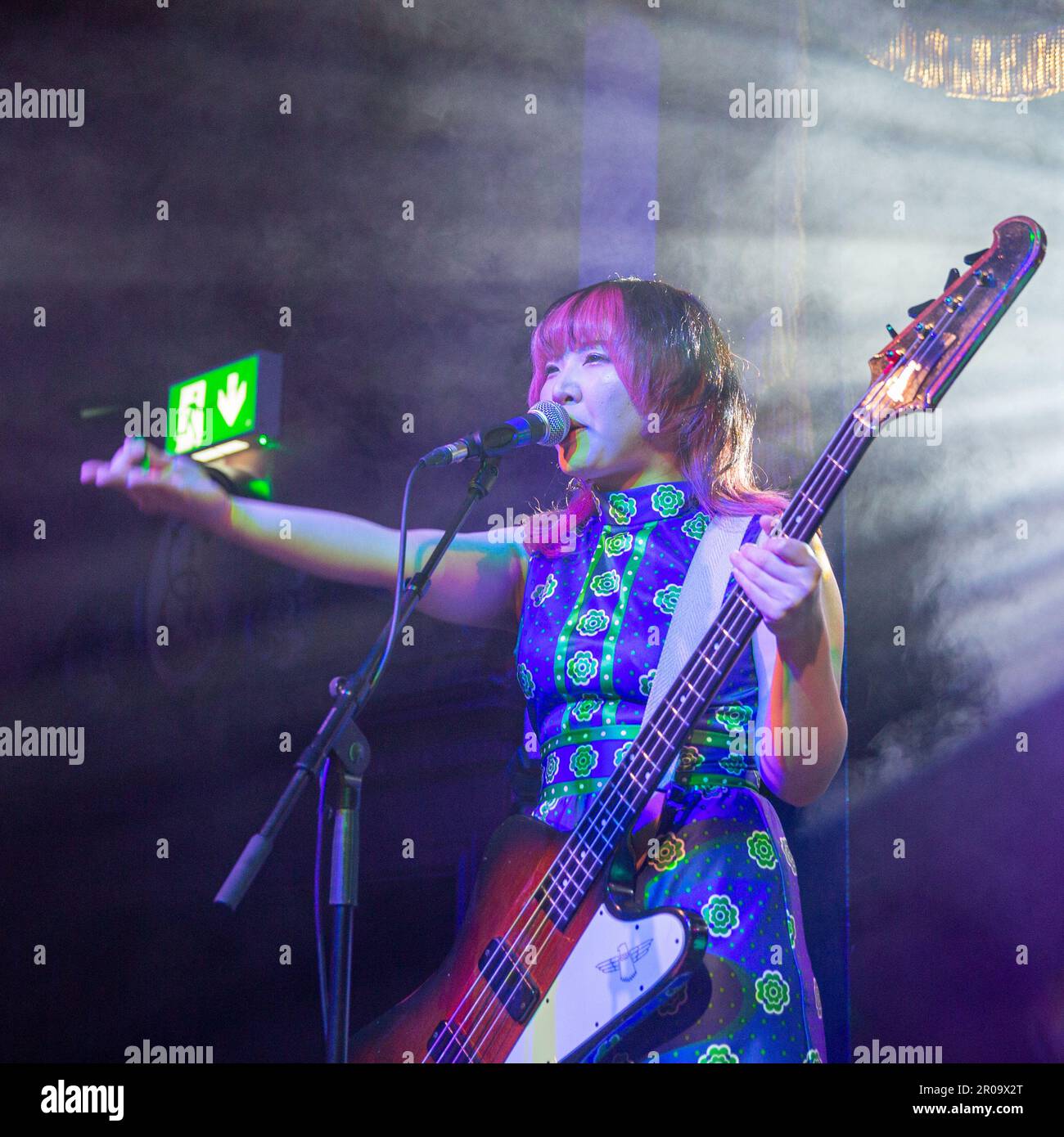 Belfast, UK. 7th May 2023. Japanese Band Otoboke Beaver played the ...