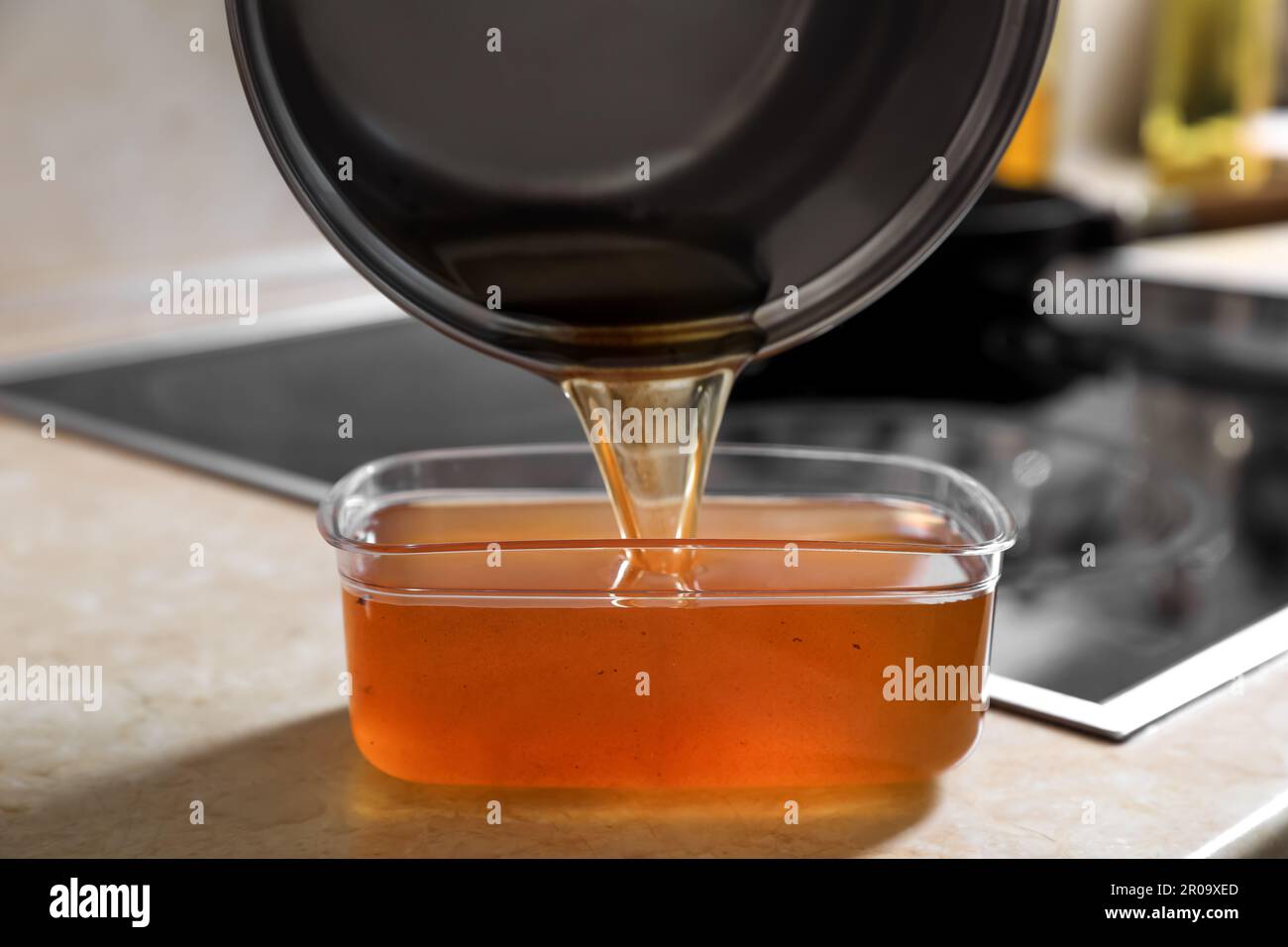 Food waste recycling counter container hi-res stock photography and ...