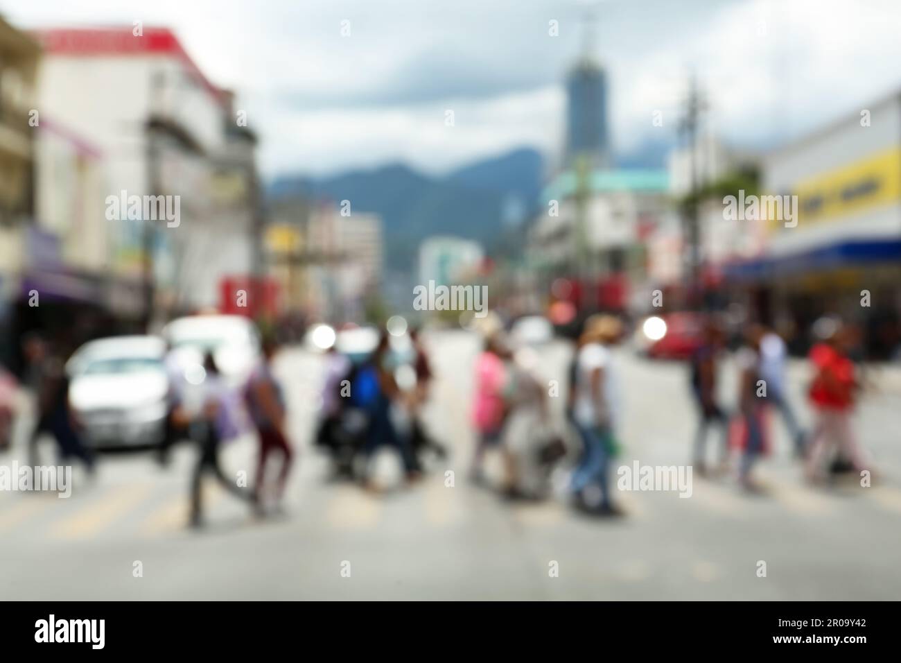 Mexico city crosswalk pedestrians hi-res stock photography and images ...