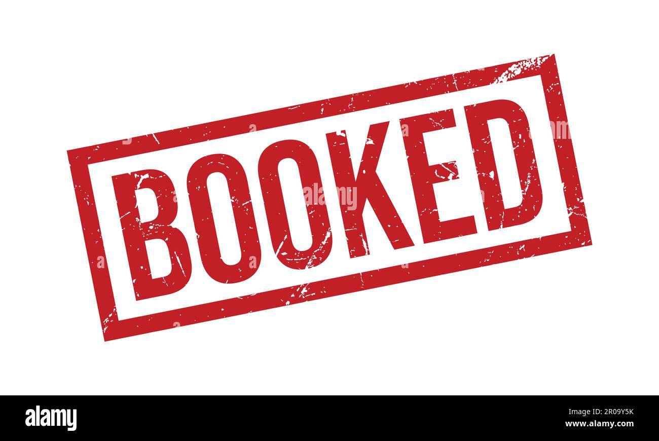 Booked stamp Stock Vector Images - Alamy