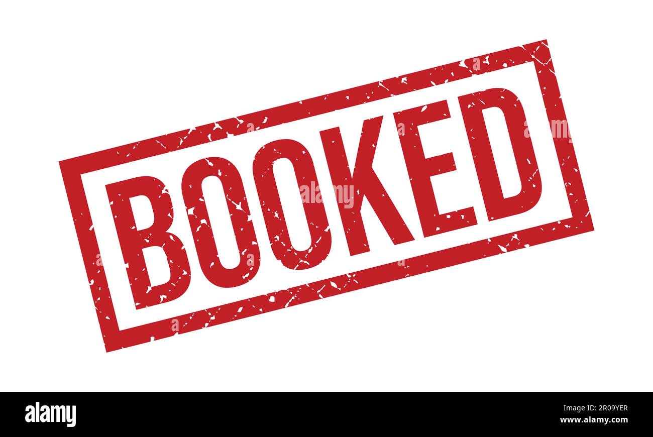 Booked rubber stamp Stock Vector Images - Alamy