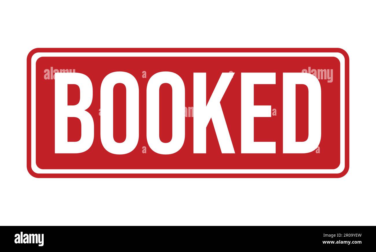 Booked stamp Stock Vector Images - Alamy