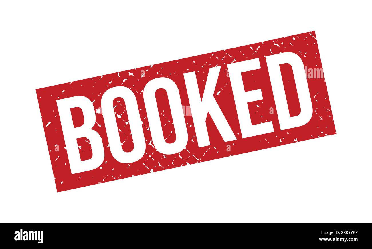 Booked stamp Stock Vector Images - Alamy