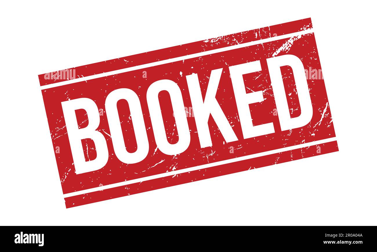 Booked rubber stamp Stock Vector Images - Alamy