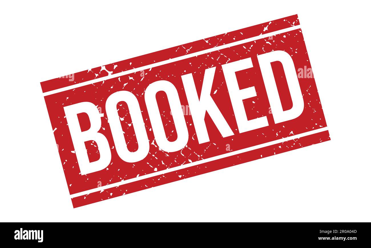 Booked stamp Stock Vector Images - Alamy