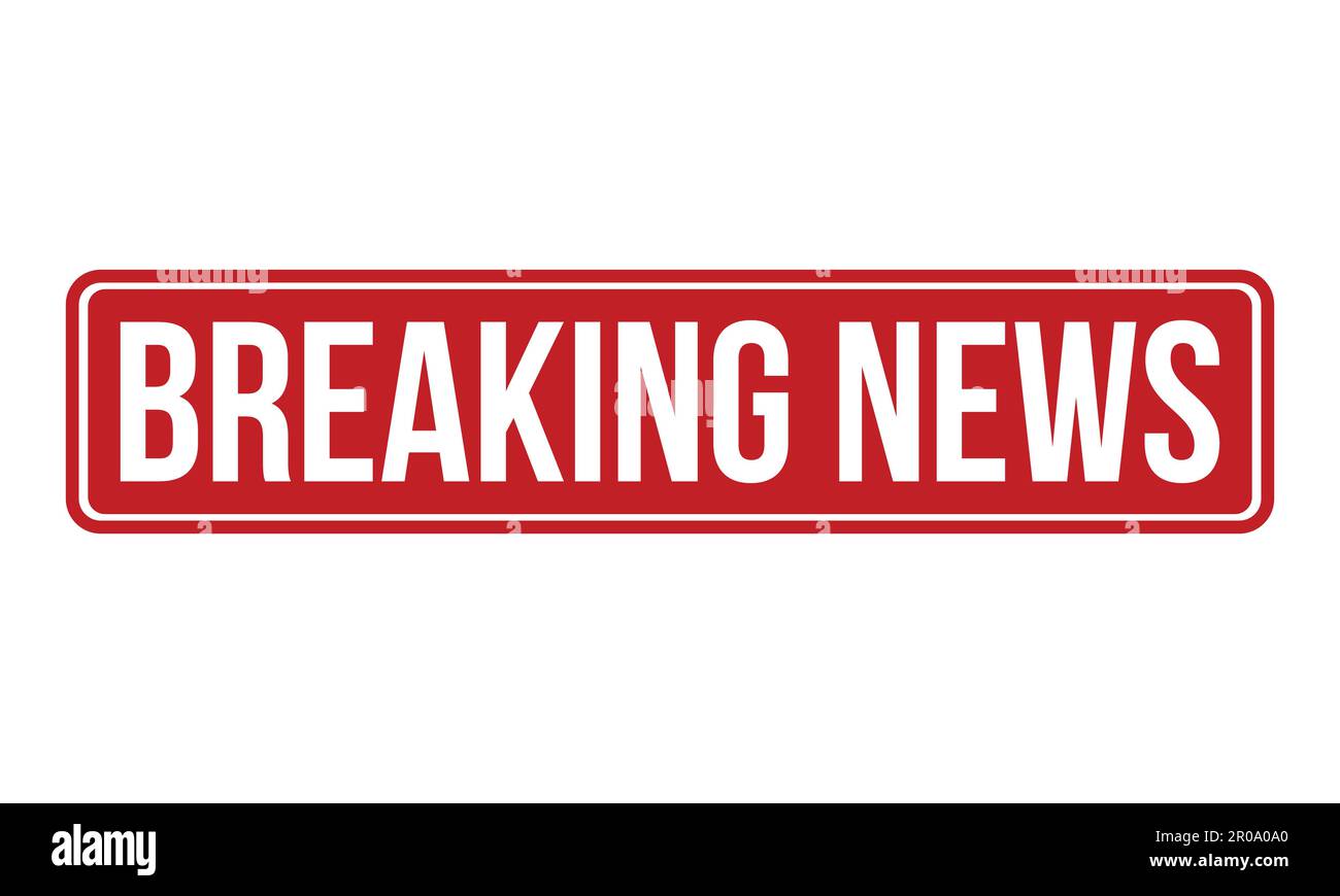 Breaking news rubber stamp Stock Vector Images - Alamy