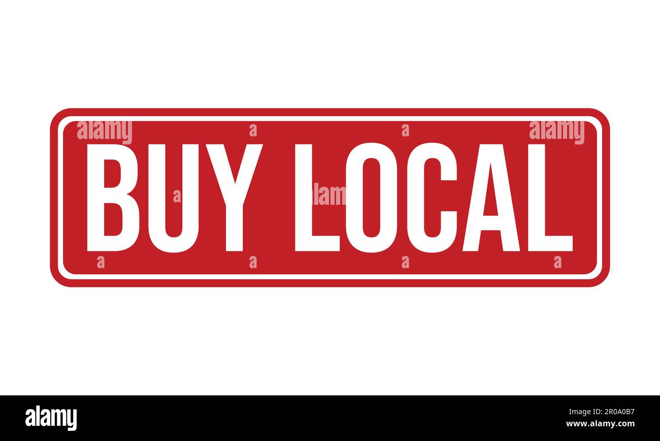 Buy local stamp Stock Vector Images - Alamy