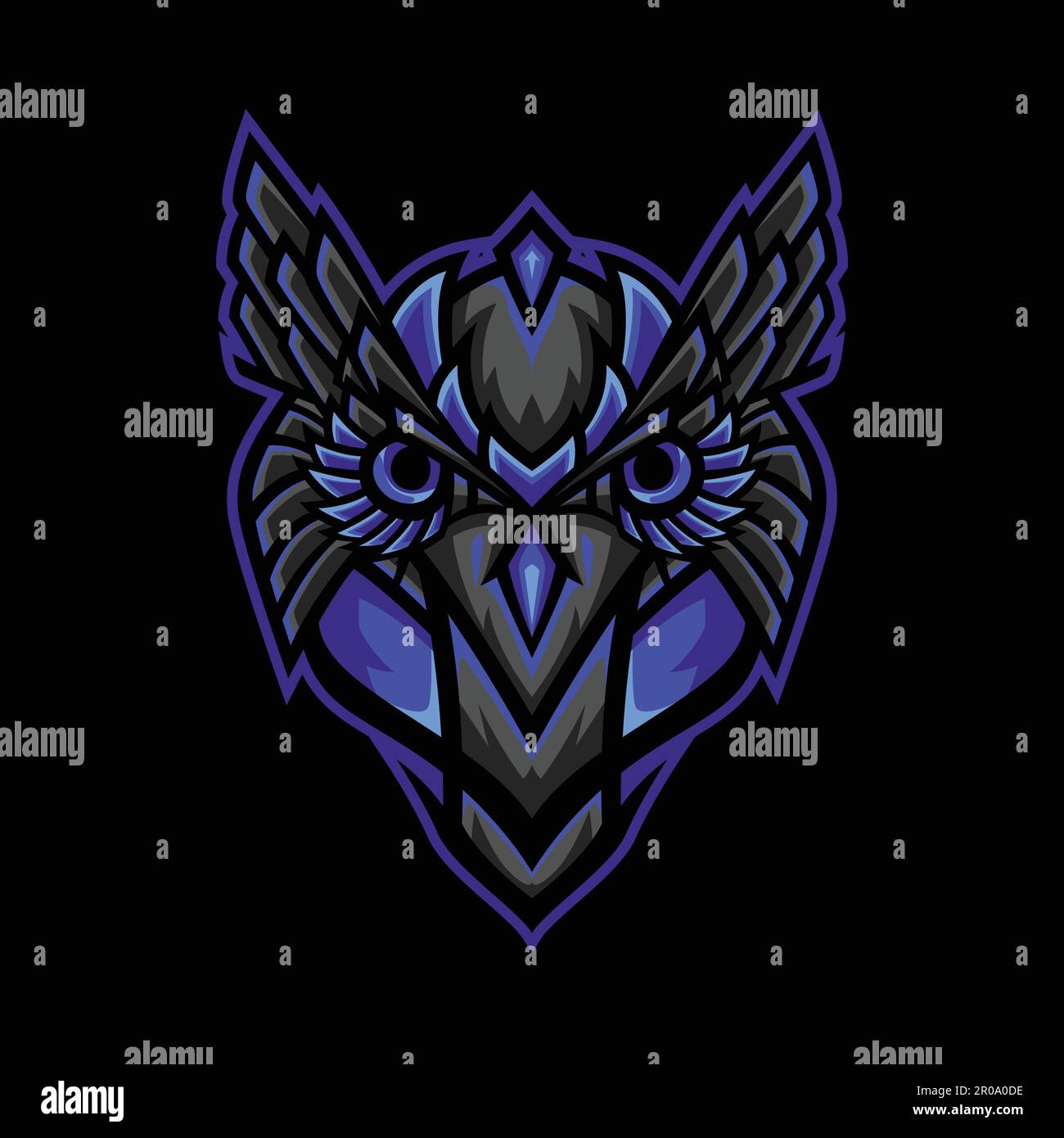 Night and bird Stock Vector Images - Alamy