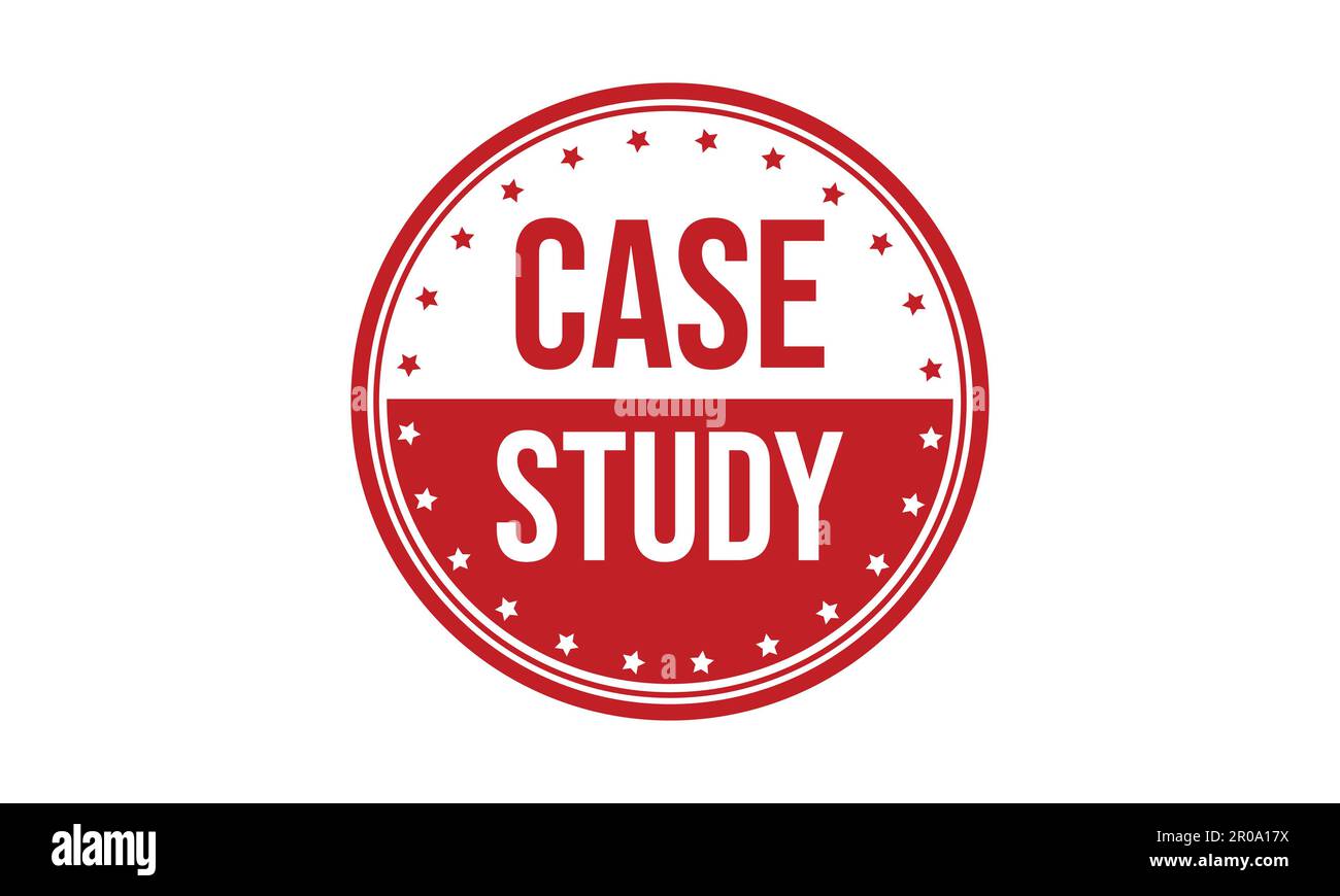 Case Study Rubber Grunge Stamp Seal Vector Illustration Stock Vector ...