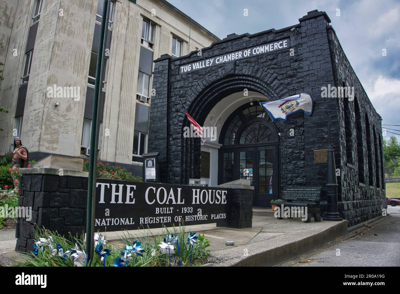 The Coal House in Williamson, West Virginia is a unique building built ...