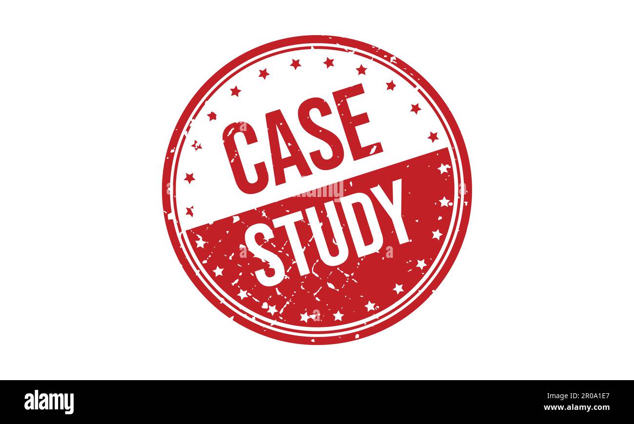Case Study Rubber Grunge Stamp Seal Vector Illustration Stock Vector ...