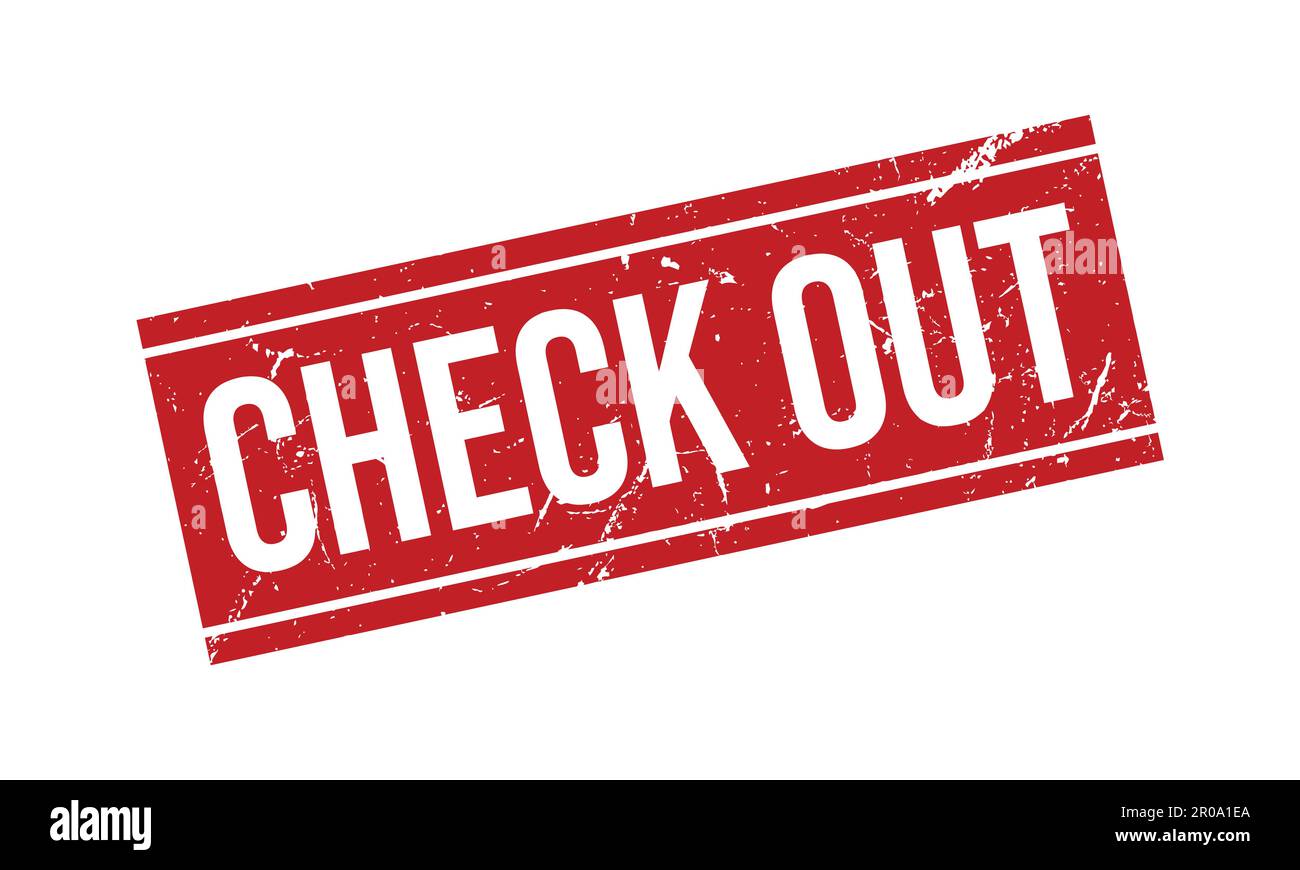 Check Out Rubber Grunge Stamp Seal Stock Vector Stock Vector Image ...