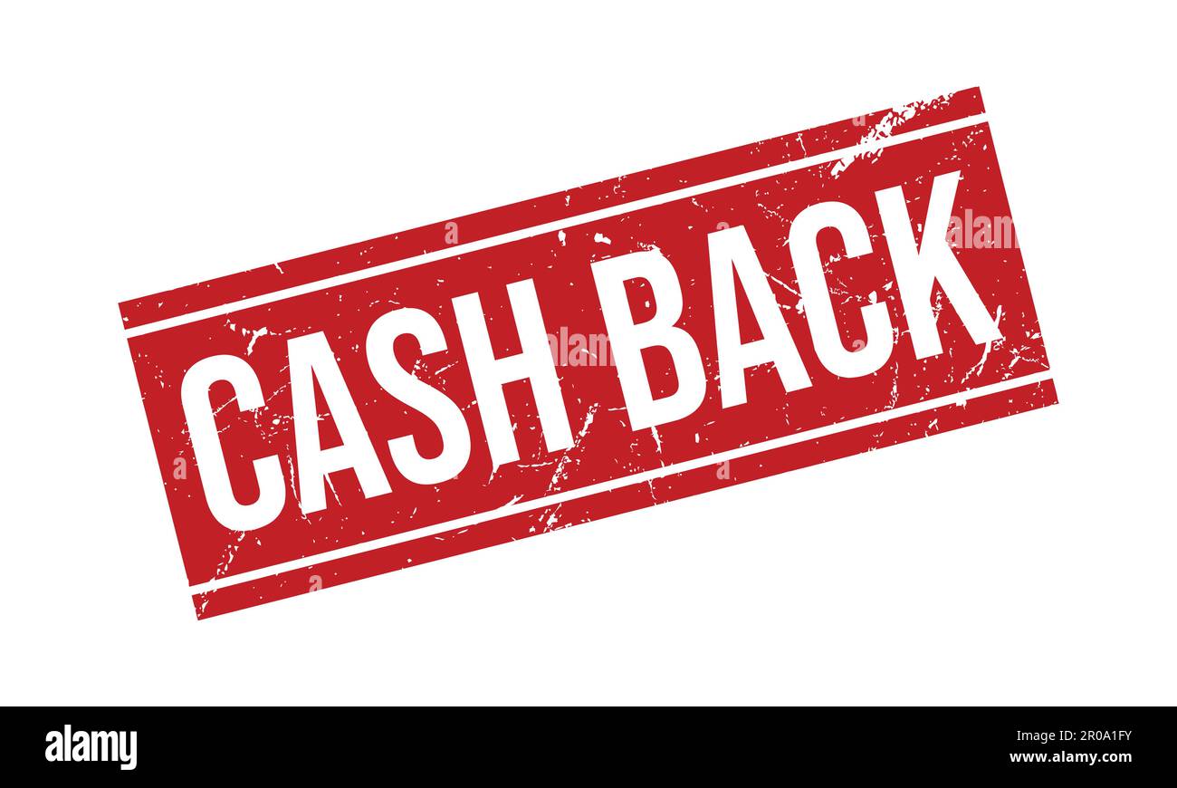 Cash Back Rubber Grunge Stamp Seal Vector Illustration Stock Vector ...