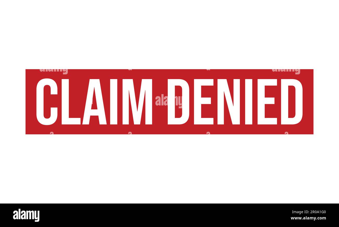 Claim denied stamp Stock Vector Images - Alamy