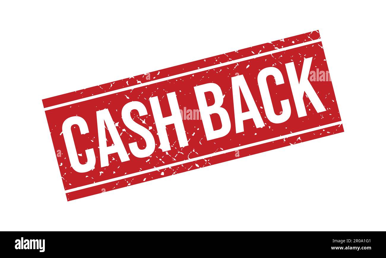 Cash Back Rubber Grunge Stamp Seal Vector Illustration Stock Vector ...