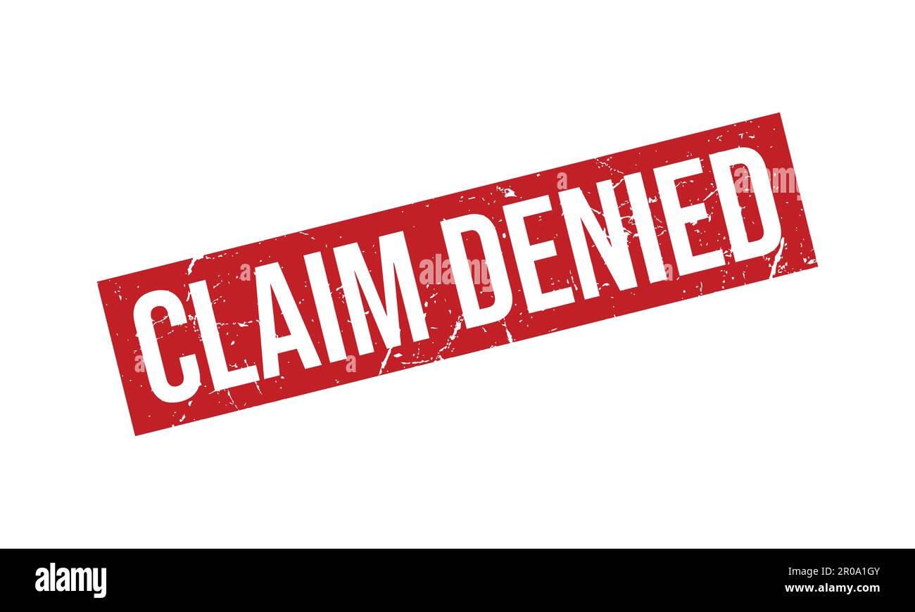 Claim denied rubber stamp hi-res stock photography and images - Alamy