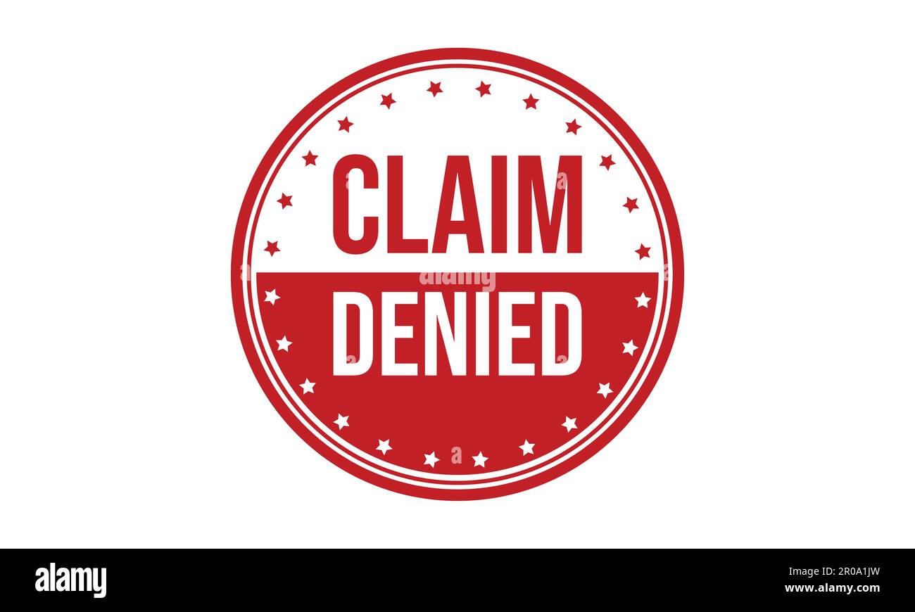 Claim denied stamp Stock Vector Images - Alamy