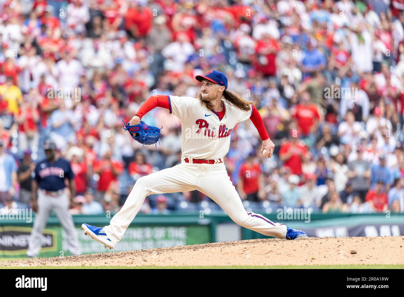 Philadelphia Phillies pitcher Matt Strahm in action during a baseball ...