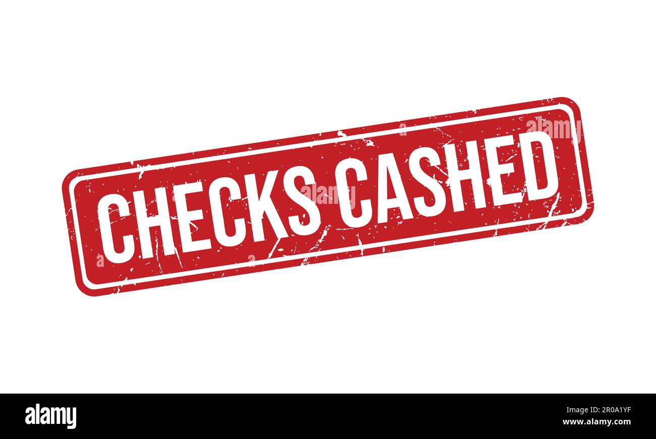 Checks cashed sign hi-res stock photography and images - Alamy