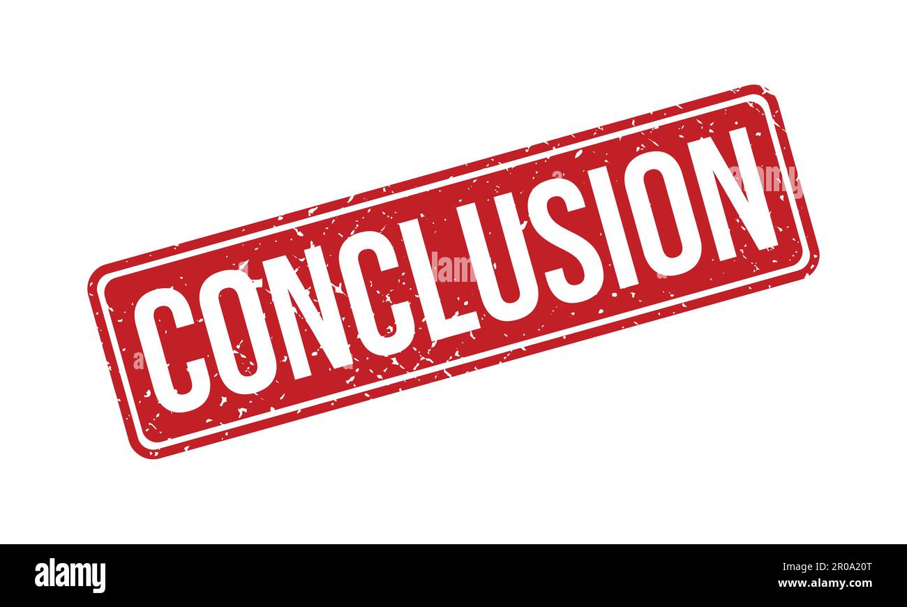 Conclusionv stamp hi-res stock photography and images - Alamy