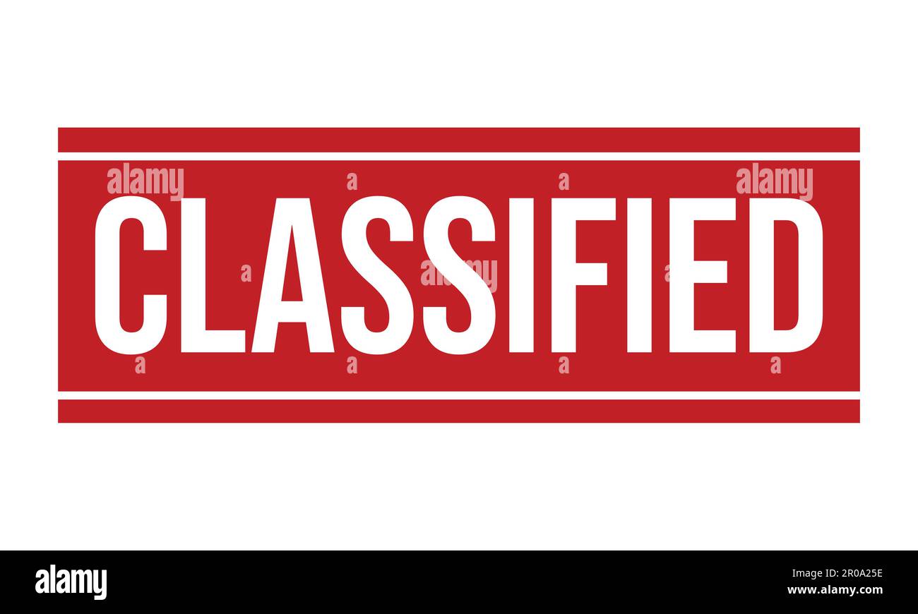 Classified Rubber Stamp. Classified Rubber Grunge Stamp Seal Vector ...