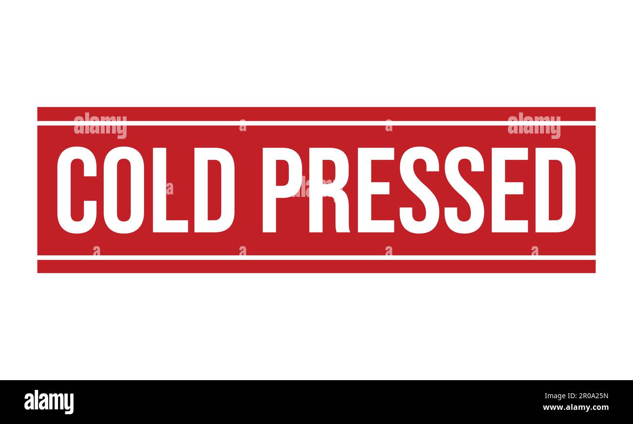 Cold Pressed Rubber Grunge Stamp Seal Vector Illustration Stock Vector ...