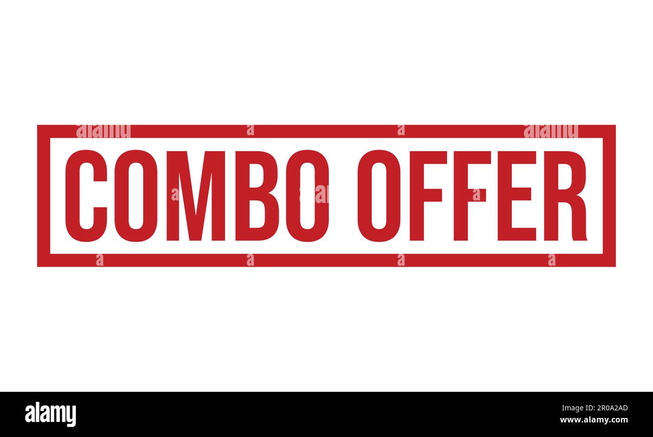 Combo Offer Rubber Stamp. Combo Offer Grunge Stamp Seal Vector ...