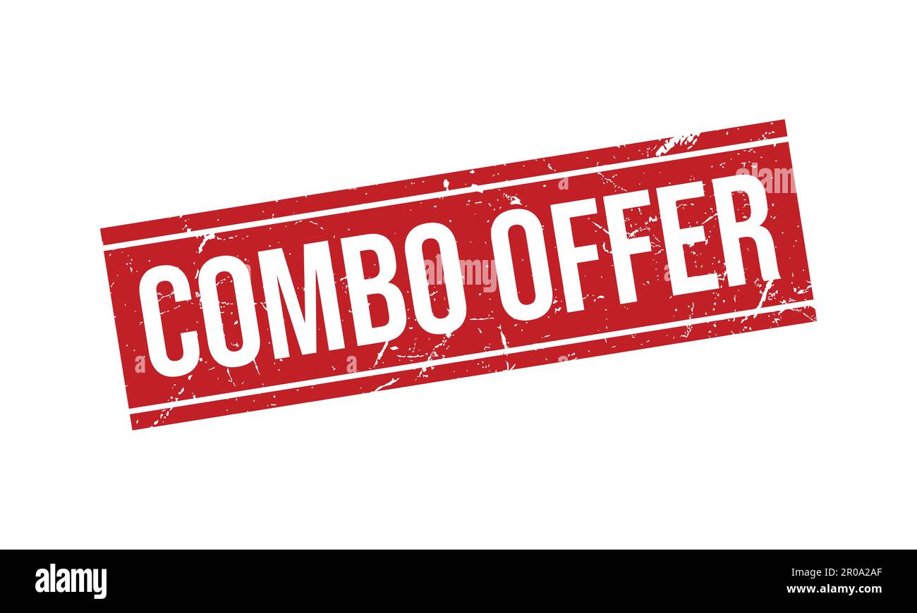 Combo Offer Rubber Stamp. Combo Offer Grunge Stamp Seal Vector ...
