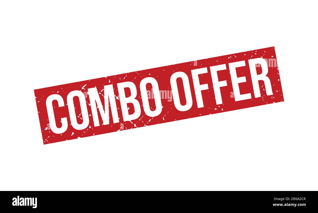 Combo Offer Rubber Stamp. Combo Offer Grunge Stamp Seal Vector ...