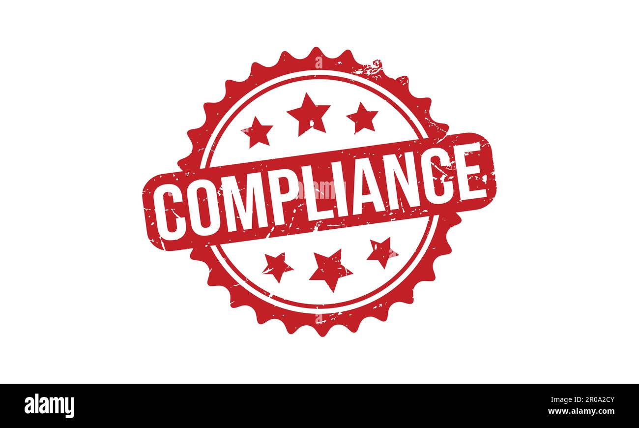 Compliance rubber red stamp hi-res stock photography and images - Alamy