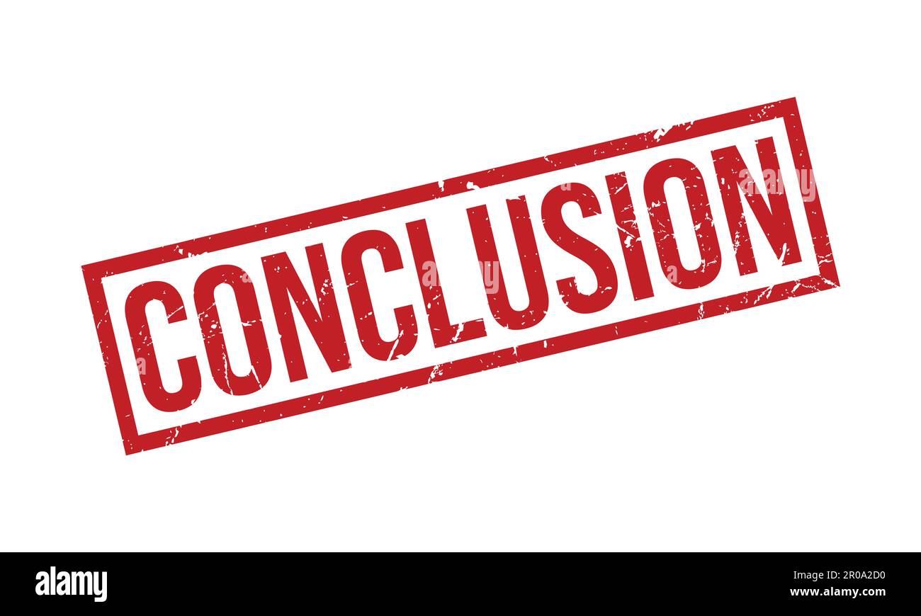 Conclusionv stamp hi-res stock photography and images - Alamy