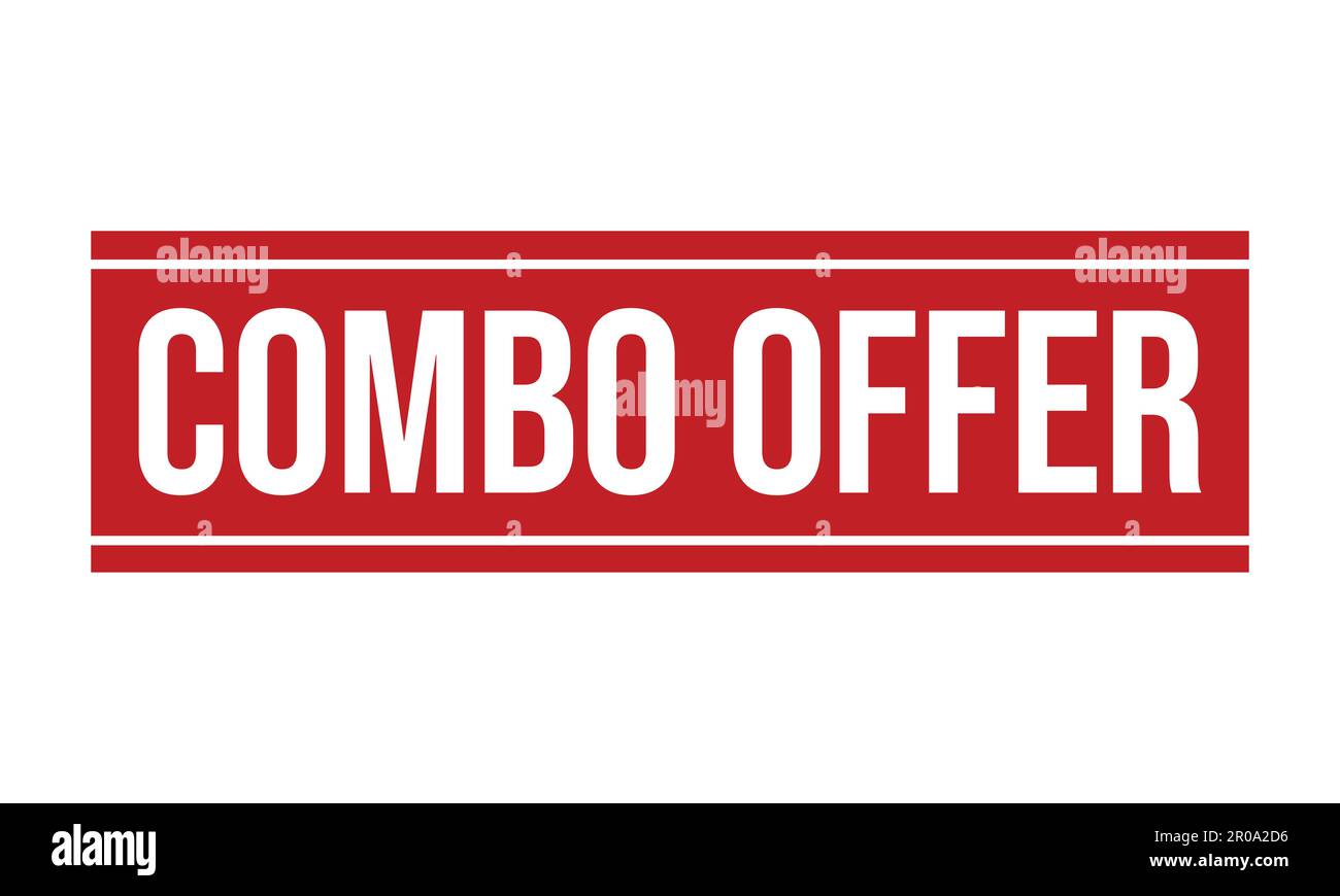 Combo Offer Rubber Stamp. Combo Offer Grunge Stamp Seal Vector ...