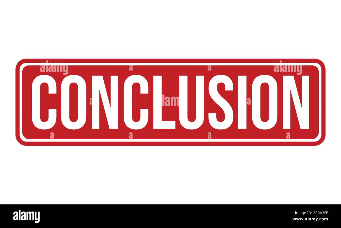 Conclusion Rubber Grunge Stamp Seal Vector Illustration Stock Vector ...