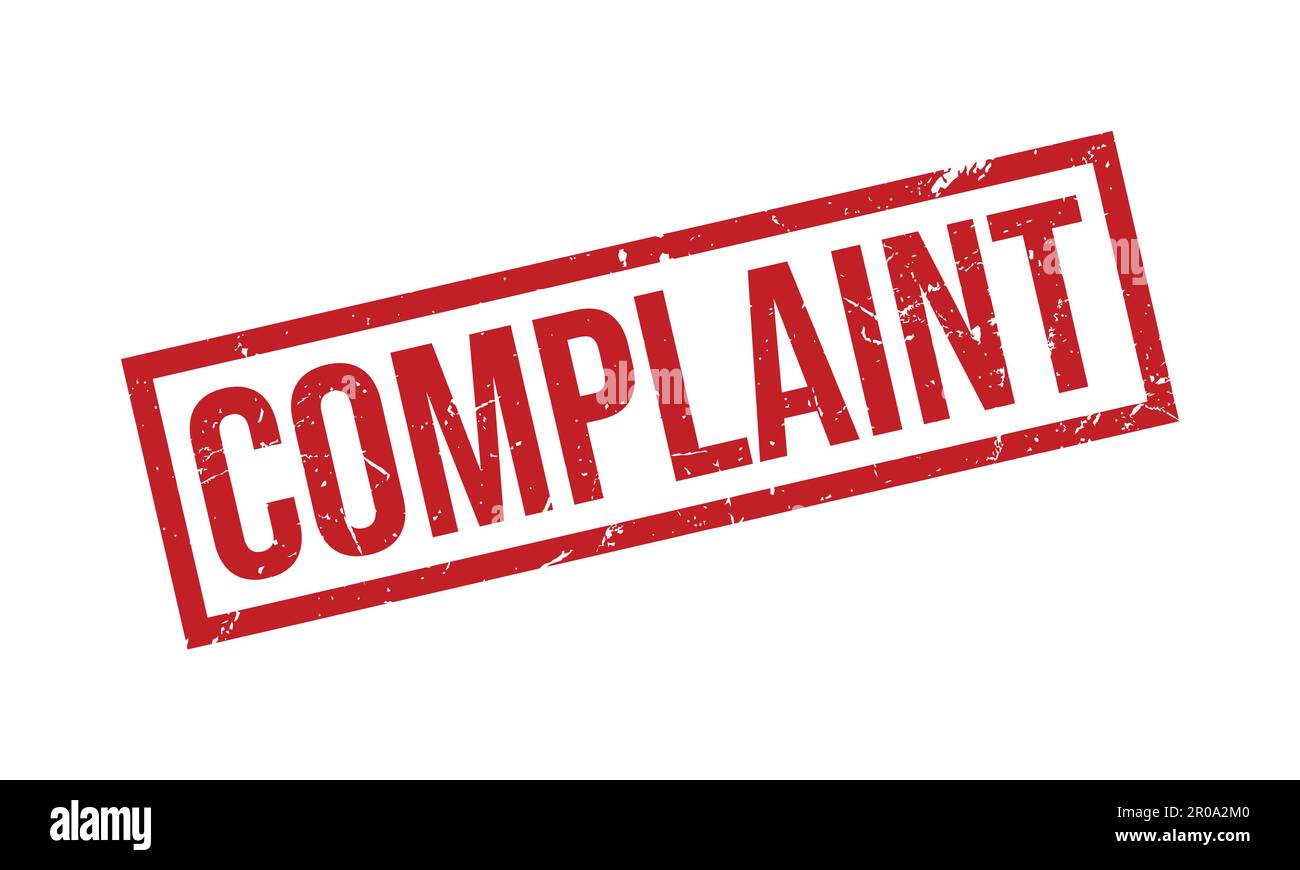 Complaint Rubber Grunge Stamp Seal Stock Vector Stock Vector Image ...