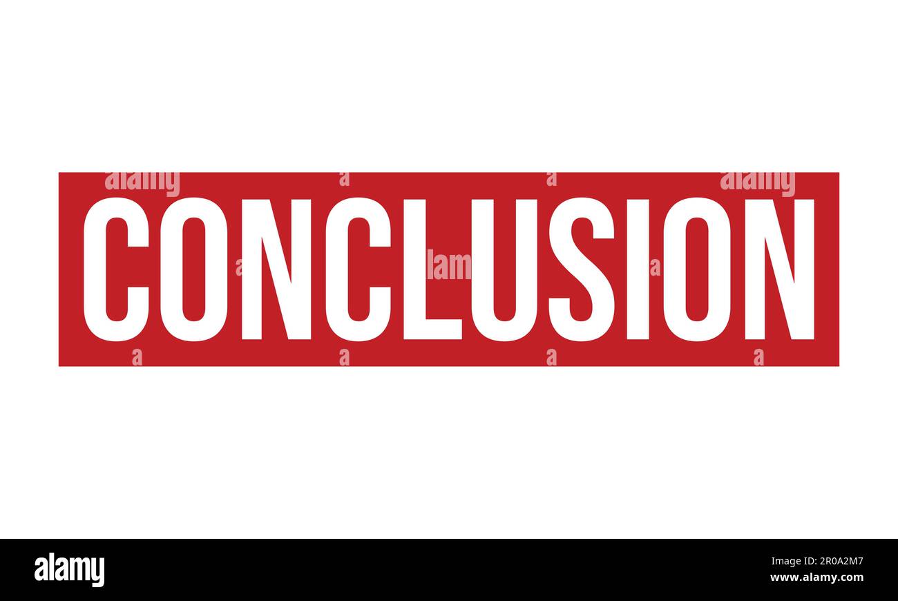 Conclusionv stamp hi-res stock photography and images - Alamy