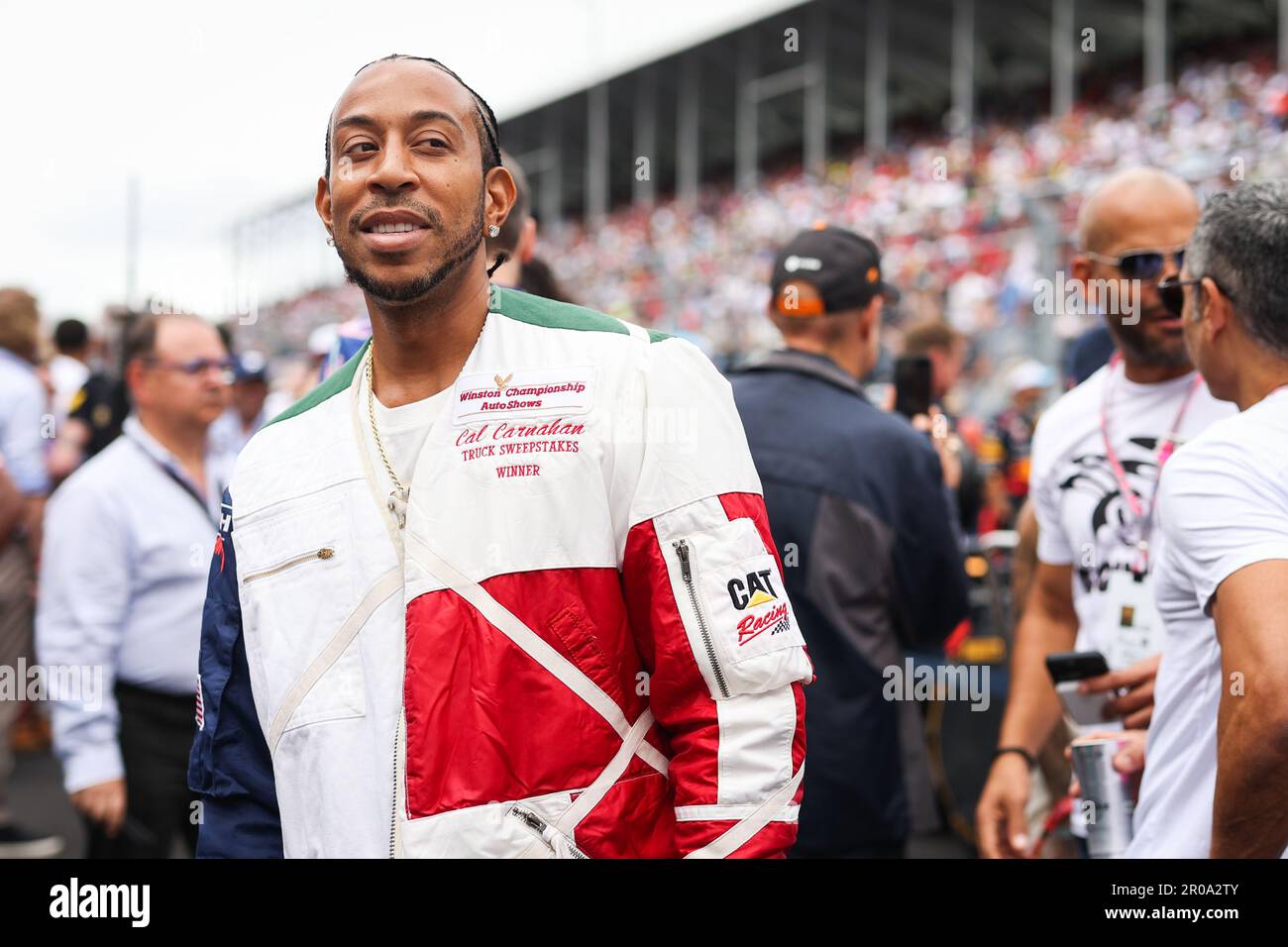 rapper Christopher Bridges aka Ludacris, portrait during the Formula 1 Crypto.com Miami Grand ...